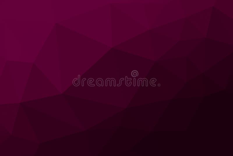 Tyrian Purple Gradient Triangle Background, Abstract Polygon Pattern ...