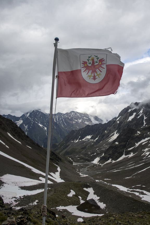 Tyrolean flag stock image. Image of stone, green, europe - 120108963