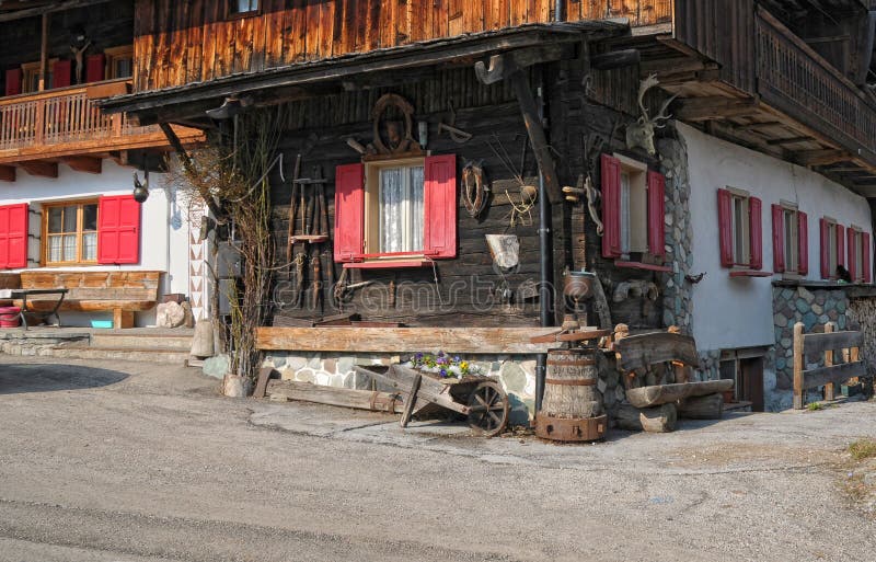 Typical tyrolean house stock photo. Image of typical - 11025606