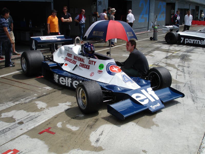 Tyrrell 008 editorial stock photo. Image of tyres, title - 15981443
