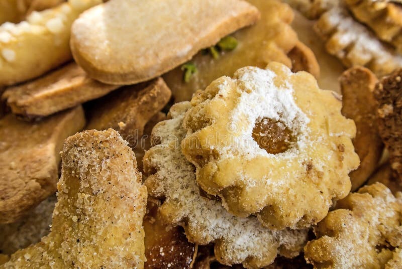 Tyska julkakor arkivfoto. Bild av kaka, delar, sött, santa - 36257000