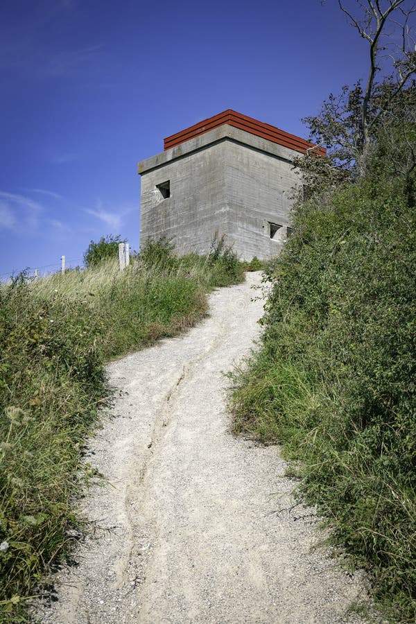 The Tyskertarnet Tower in Mols Bjerge Denmark Stock Image - Image of ...