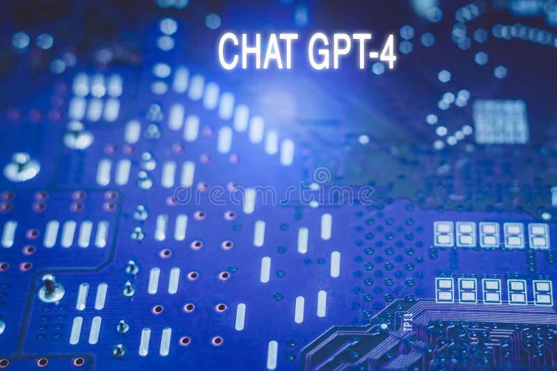 Tyumen, Russia-March 18, 2023: Chat GPT-4 Developed by OpenAI, on the Background, the Board from ...