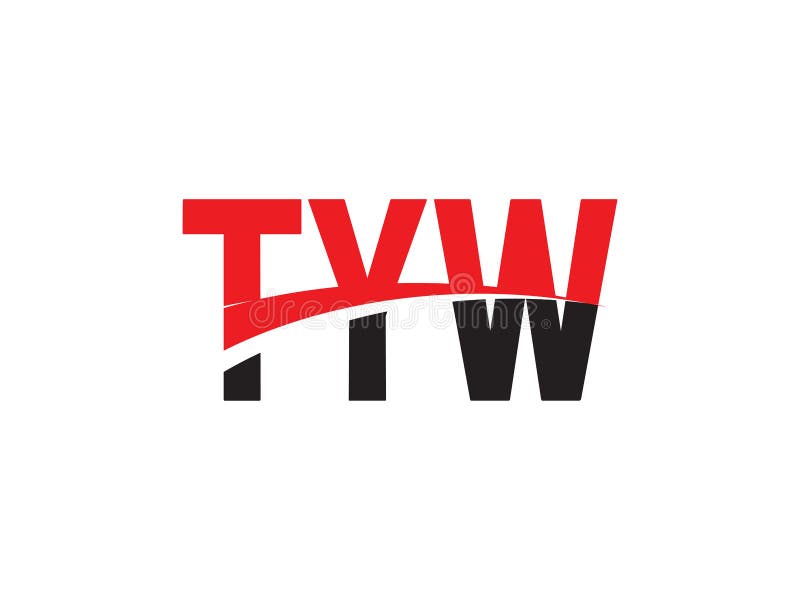TYW Letter Initial Logo Design Vector Illustration Stock Vector ...