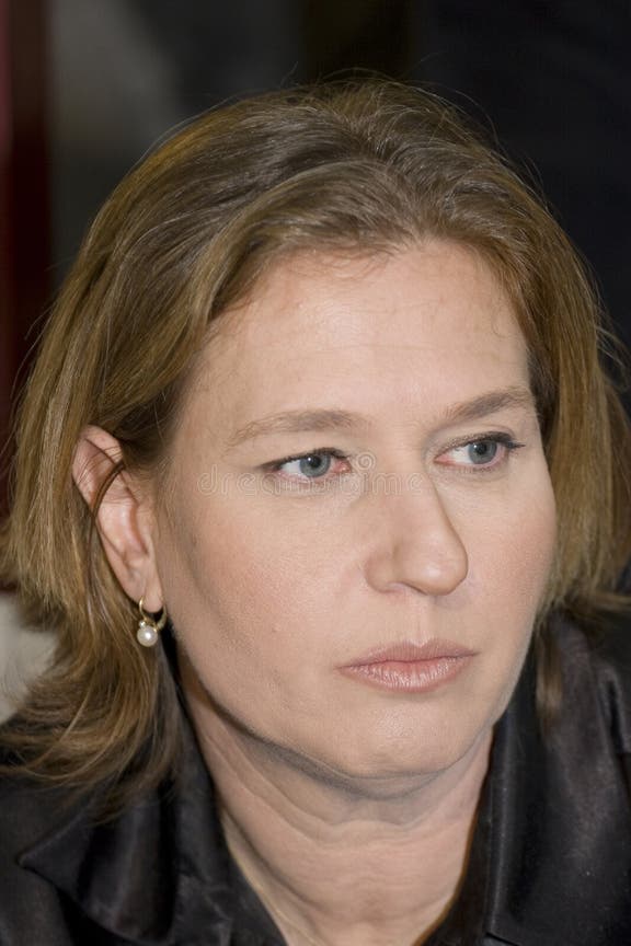 Tzipi Livni editorial photo. Image of prime, livni, statement - 7900256