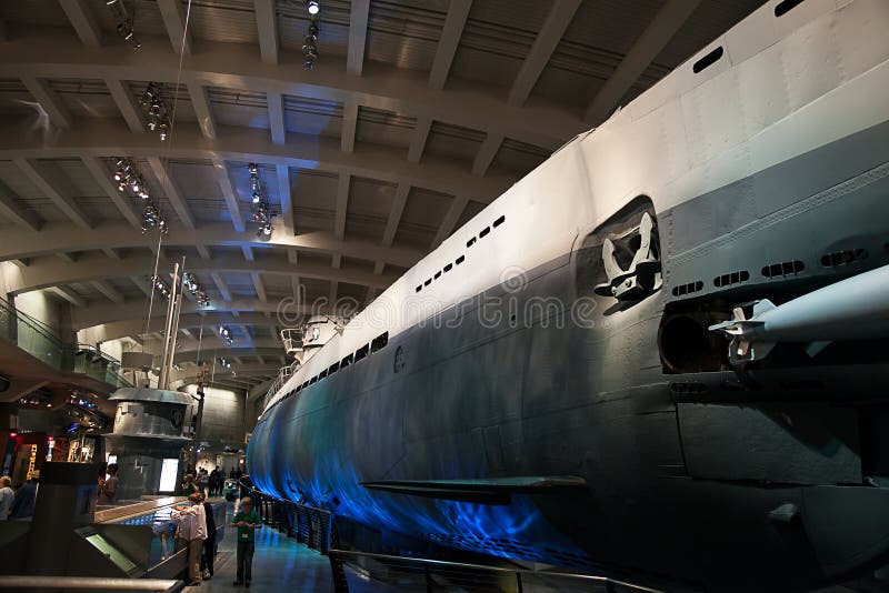 U-505 - German Submarine editorial stock image. Image of museum - 24936764