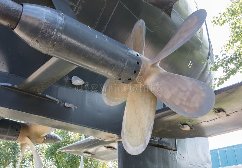 U-Boat Prop - the Netherlands Stock Image - Image of propellor, large ...