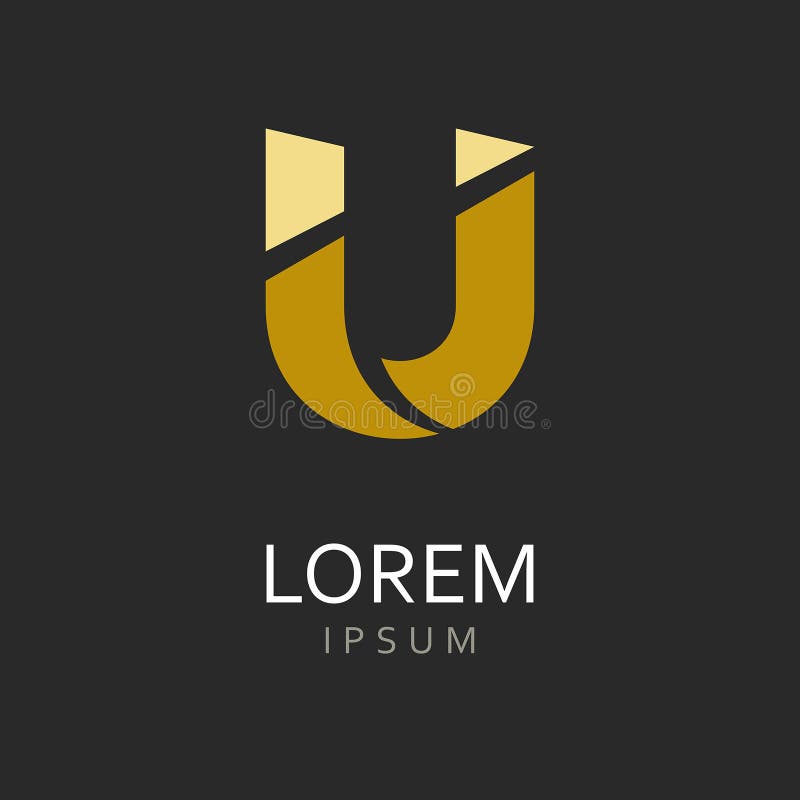 U Letter Logo. Vector Icon stock vector. Illustration of icon - 101181840