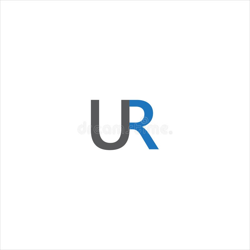U R Letter Logo Stock Illustrations – 419 U R Letter Logo Stock ...