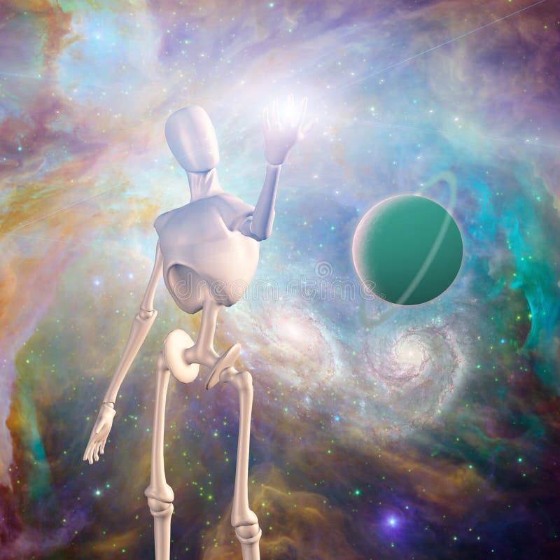 U Robot stock illustration. Illustration of fiction, glow - 39509728