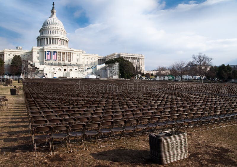 U.S. Capitol before the Obama Inauguration Editorial Image - Image of ...