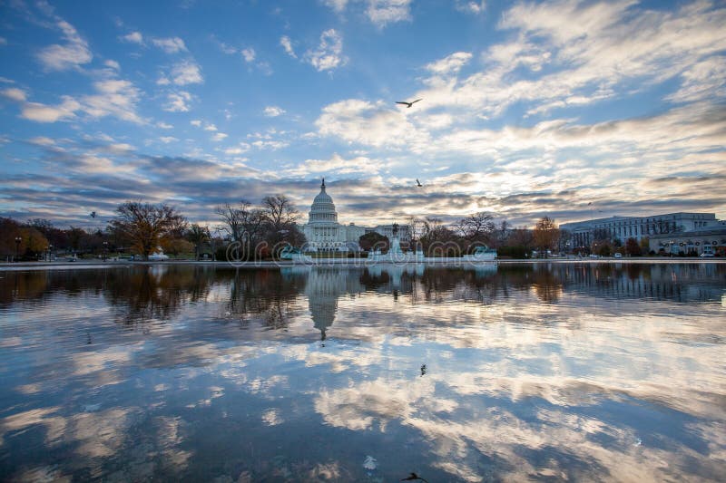 U.S. Capitol Sunrise stock image. Image of outdoor, city - 282177721