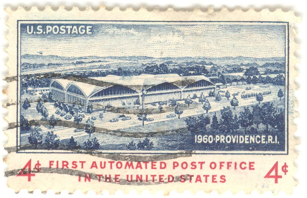 Amerikaanse postzegel redactionele foto. Image of port - 2397386