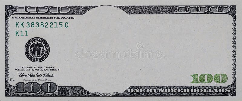 100 Dollar Bill Border Money Border Stock Photo – Royalty Free