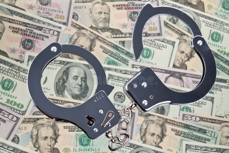 Handcuffs isolated stock image. Image of arrest, control - 17686895