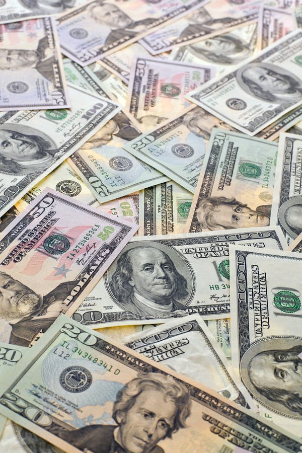 U.S. Dollars Notes As Background Stock Photo - Image of bill, economy ...