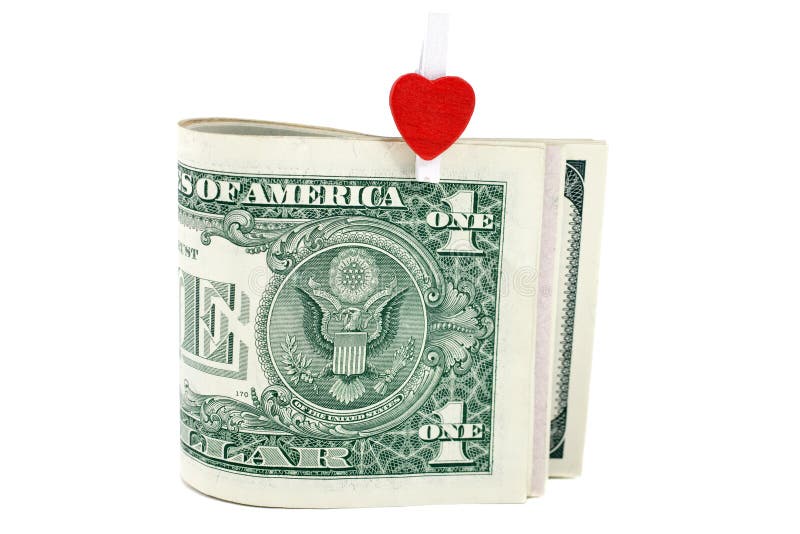 U.S. Eine Dollar Mit Symbol Des Inneren Stockbild - Bild von papier ...