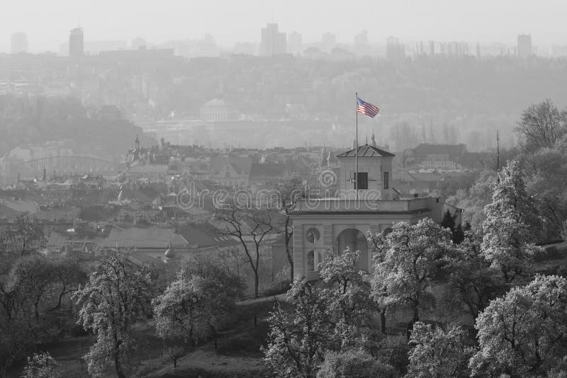 U.S. Embassy in Prague (Czech Republic) Stock Image - Image of ...