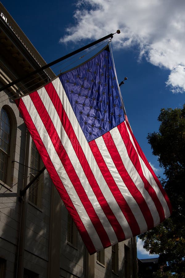 U.S. Flag at Harvard University Stock Image - Image of detail, states ...