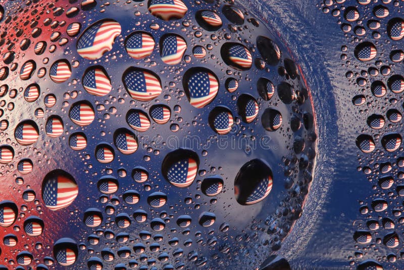 Old Glory in Profusion stock image. Image of macro, flag - 205479027