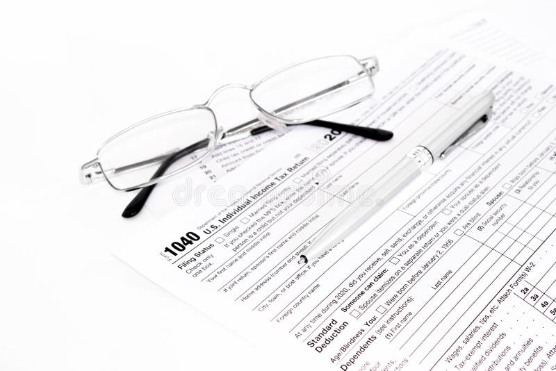U.S. Individual Income Tax Return Form 1040 Editorial Photography ...