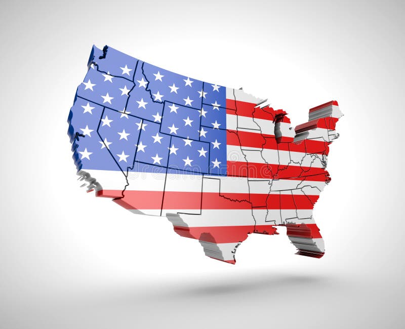 U.S stock illustration. Illustration of geography, business - 101496462