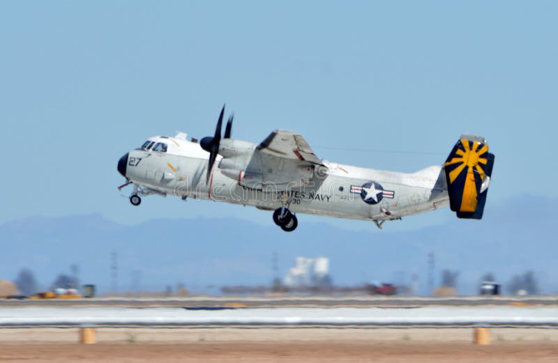 US Navy C-2A Greyhound Cargo Airplane Editorial Stock Photo - Image of ...