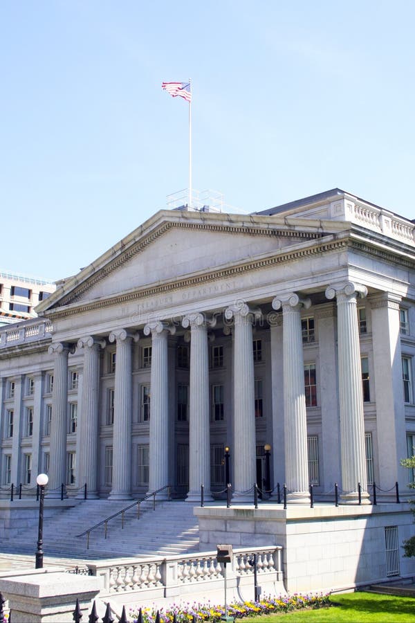 U.S. Treasury stock image. Image of capital, national - 4439703