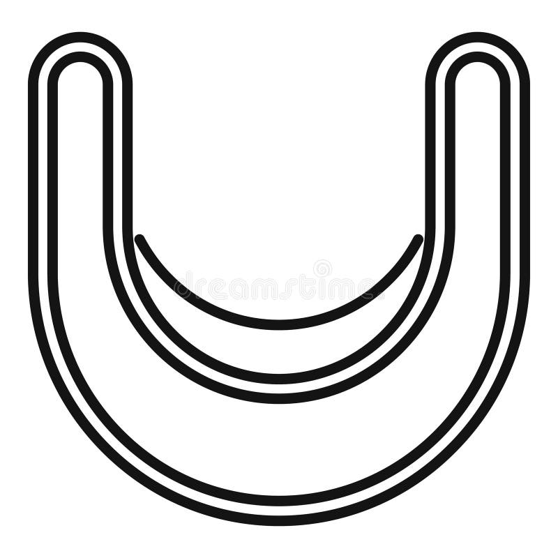 Double Line Geometric Numbers. Stock Vector - Illustration of placard ...