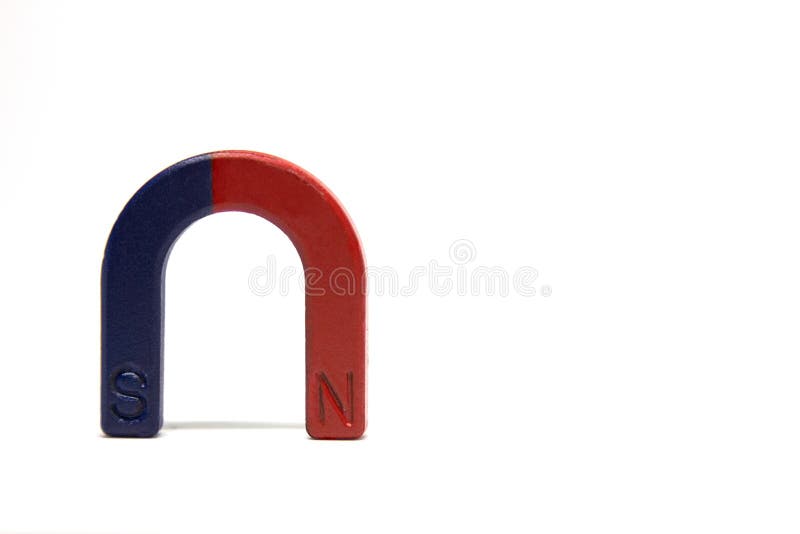 U shape steel magnet stock image. Image of magnetism - 95781141