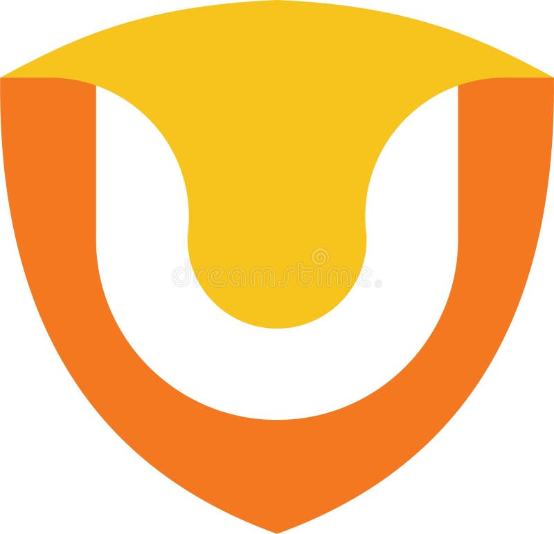 U shield logo stock vector. Illustration of vector, template - 299193931