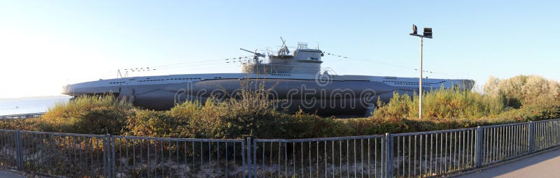 U995 Submarine on the Beach of Laboe in Germany Editorial Photo - Image ...