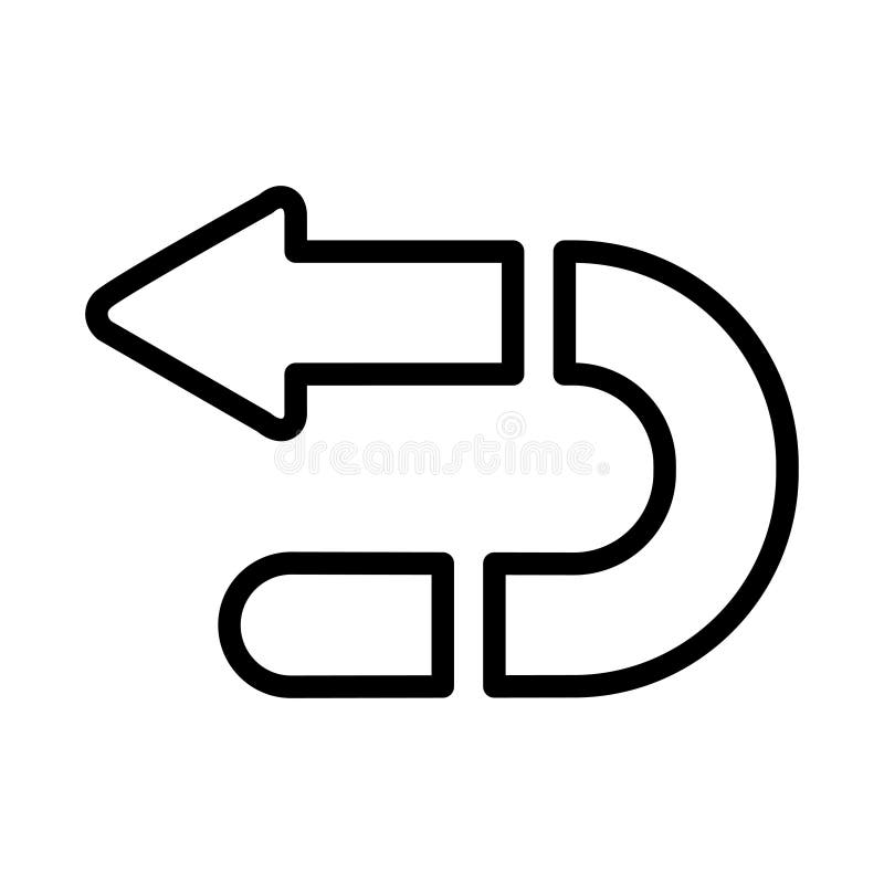 Left Right U Turn Arrow Stock Illustrations – 141 Left Right U Turn ...