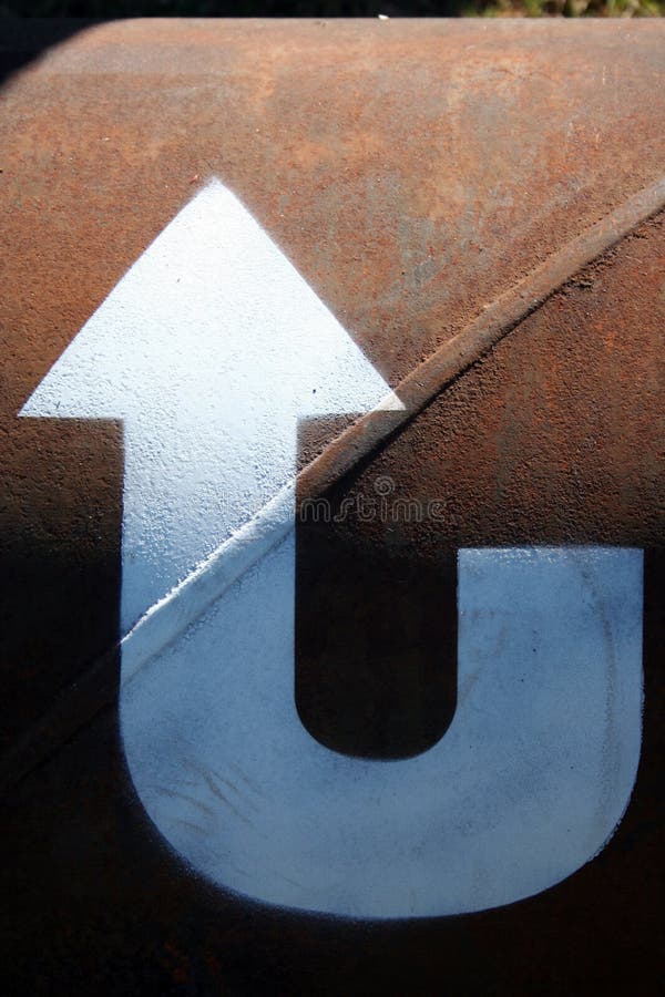 U turn on pipe stock image. Image of turn, factory, industrial - 6924303