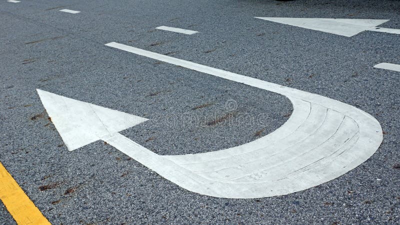 U turn sign stock photo. Image of road, green, directional - 33231170