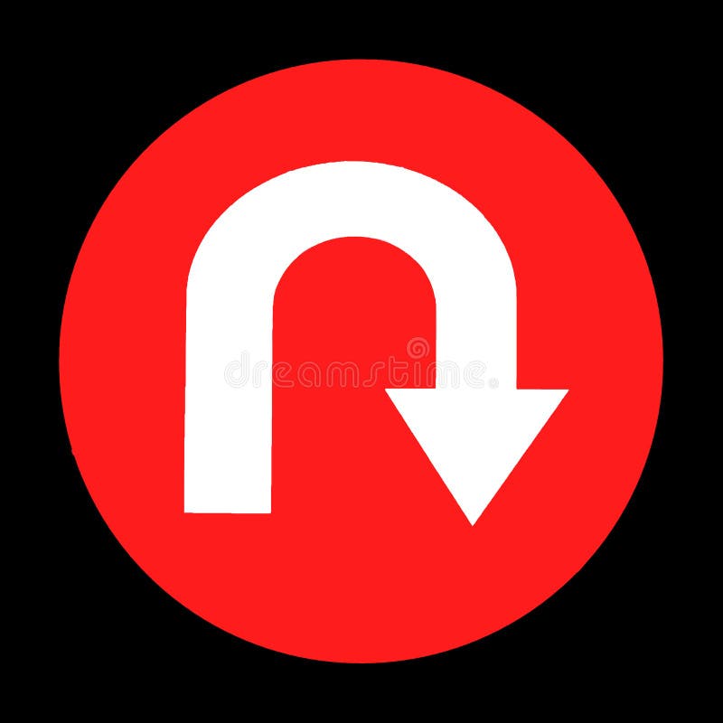 U Turn Sign stock image. Image of highway, point, turning - 33008467