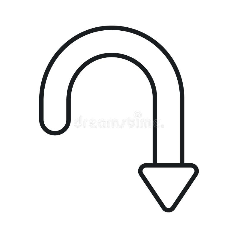 U Turn Sign Vector Design, Traffic Road Sign Stock Vector ...