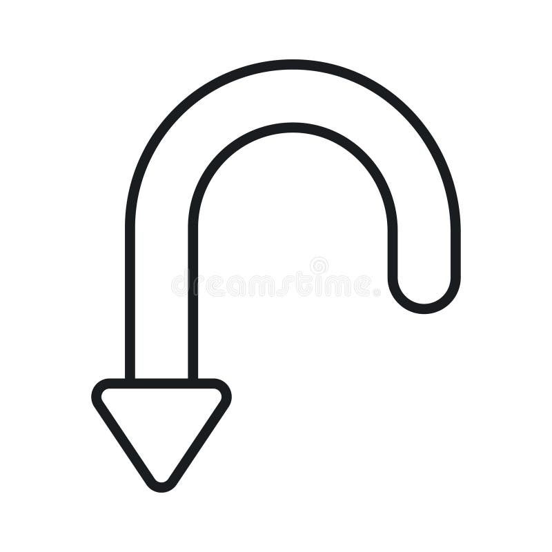 U Turn Sign Vector Design, Traffic Road Sign Stock Vector ...