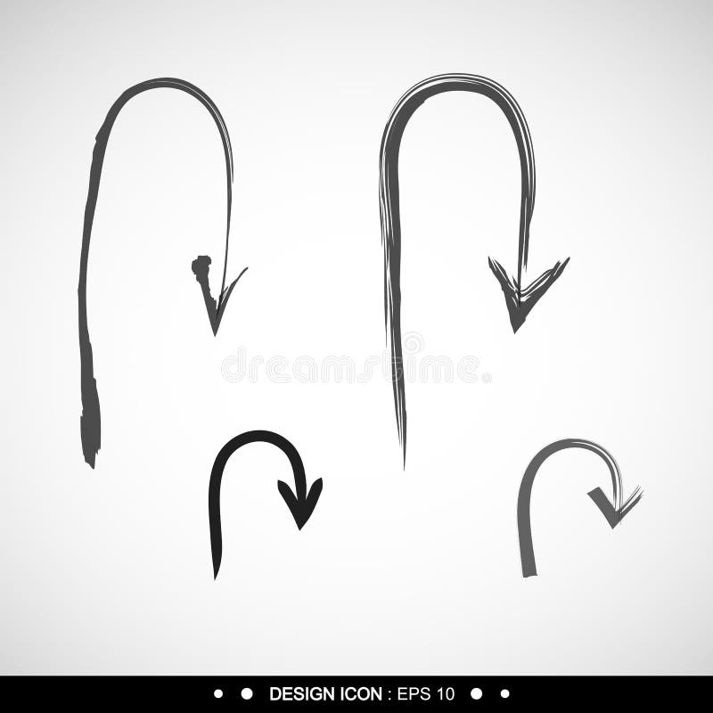 U-Turn Symbol Isolated 5 Vector EPS10, Great for Any Use. Stock Vector ...