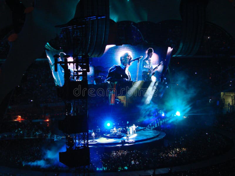 U2 concert in Milan editorial stock image. Image of concert - 11788459