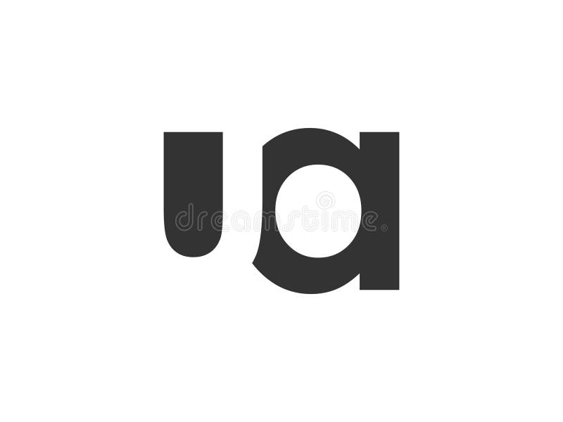 UA Creative Geometric Initial Based Modern and Minimal Logo. Letter U a ...