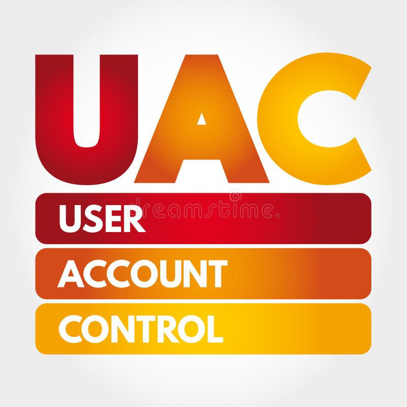 Uac User Stock Illustrations – 19 Uac User Stock Illustrations, Vectors ...