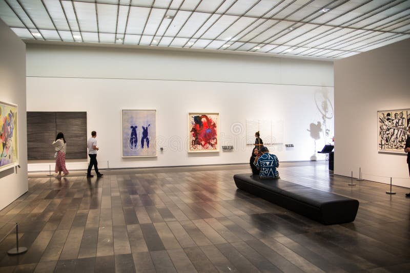 Louvre Abu Dhabi, Interior with Exhibits Editorial Stock Image - Image ...