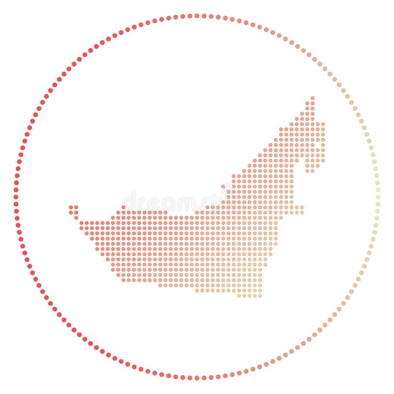 UAE digital badge. stock vector. Illustration of country - 230332982