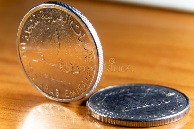 UAE Dirham coins stock photo. Image of dirham, money - 174557952