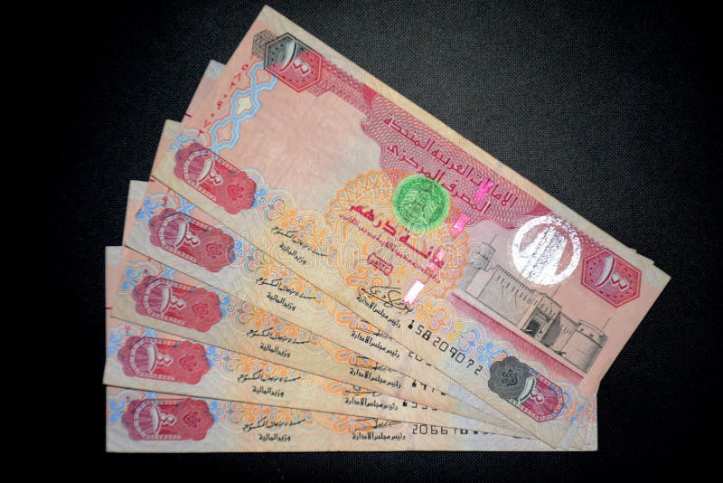 UAE hundred Dirham stock image. Image of twenty, republic - 82165301