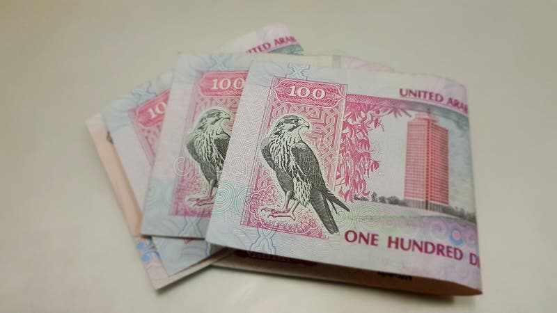 UAE Dirhams 100 stock photo. Image of paper, dirhams - 100967680