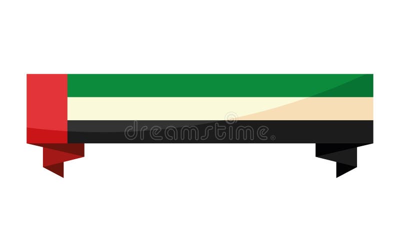 UAE flag border frame stock vector. Illustration of authority - 260304718
