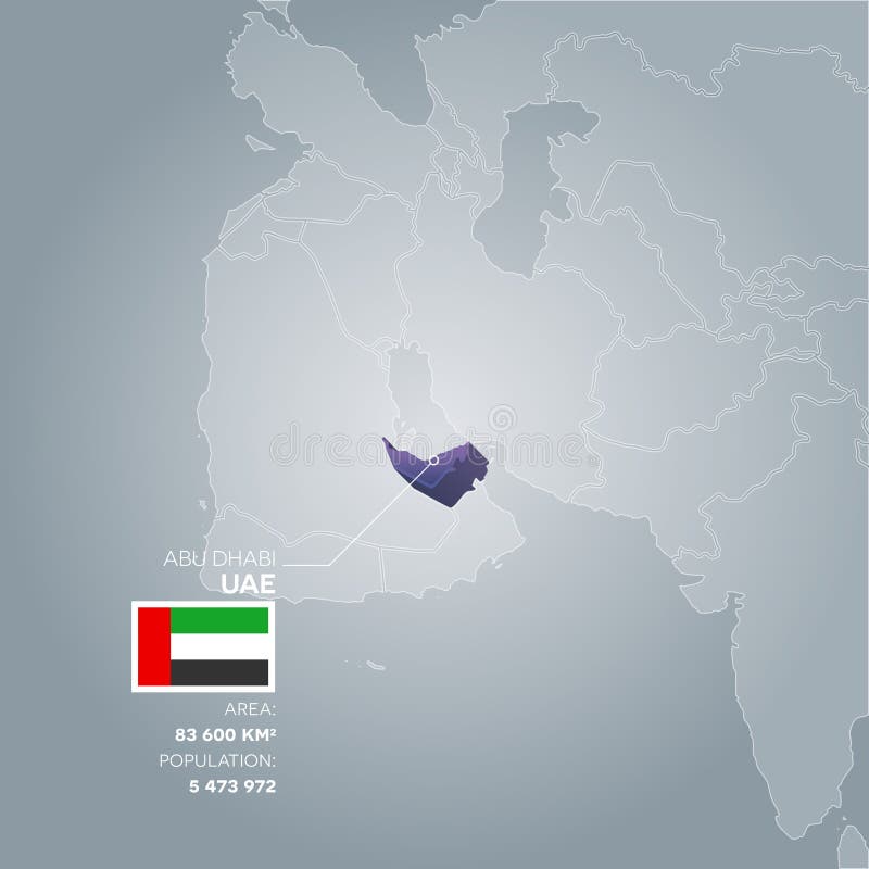 UAE information map. stock vector. Illustration of information - 97276305