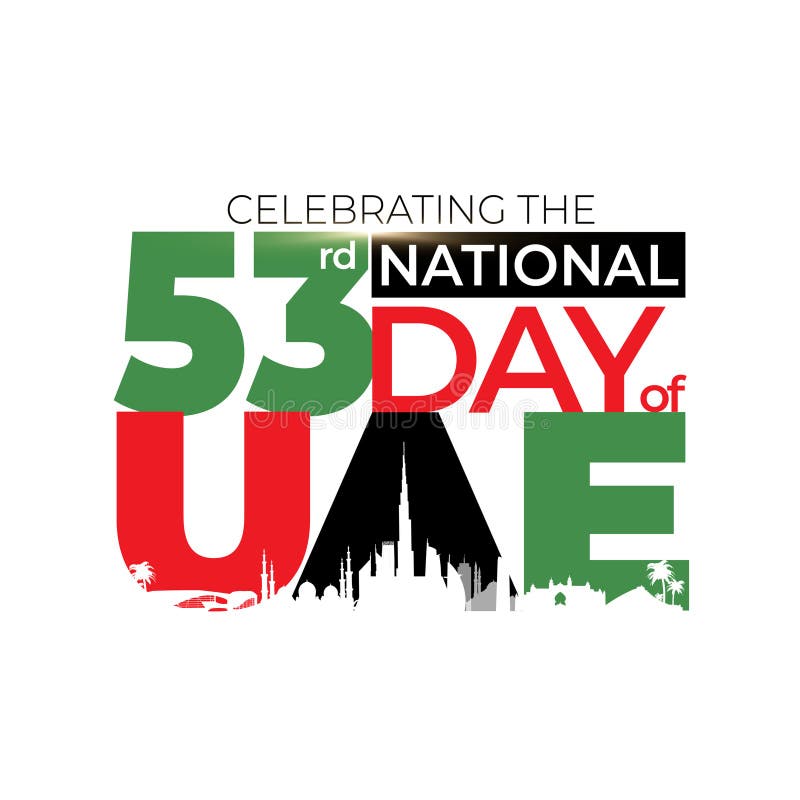 53 UAE National Day Celebrating Stock Illustration - Illustration of ...